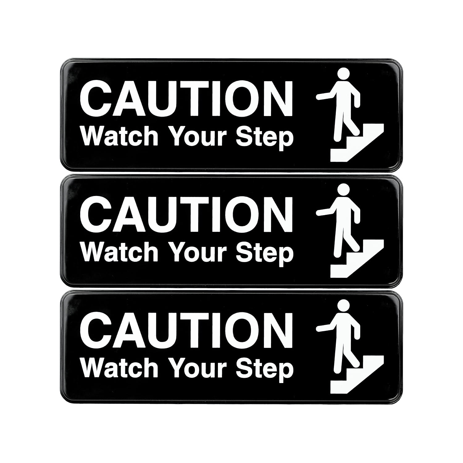 Excello Global Products Caution Watch Your Step Indoor/Outdoor Wall ...