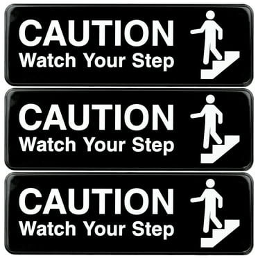 Caution Step Up Sign - Walmart.com