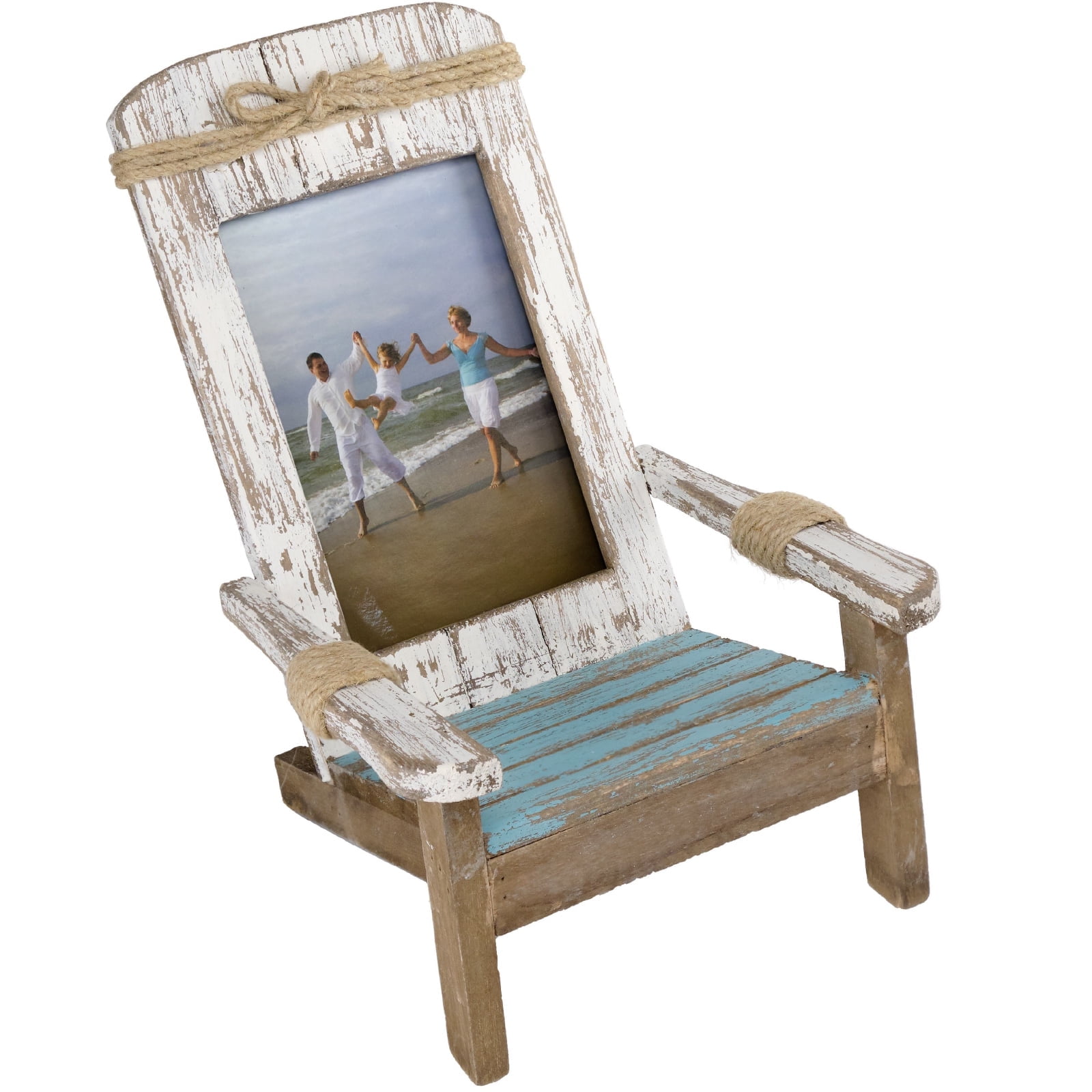Excello Global Products EGP-HD-0304 Beach Chair Photo Frames, Hold 4"x6" Vertical Photos ...
