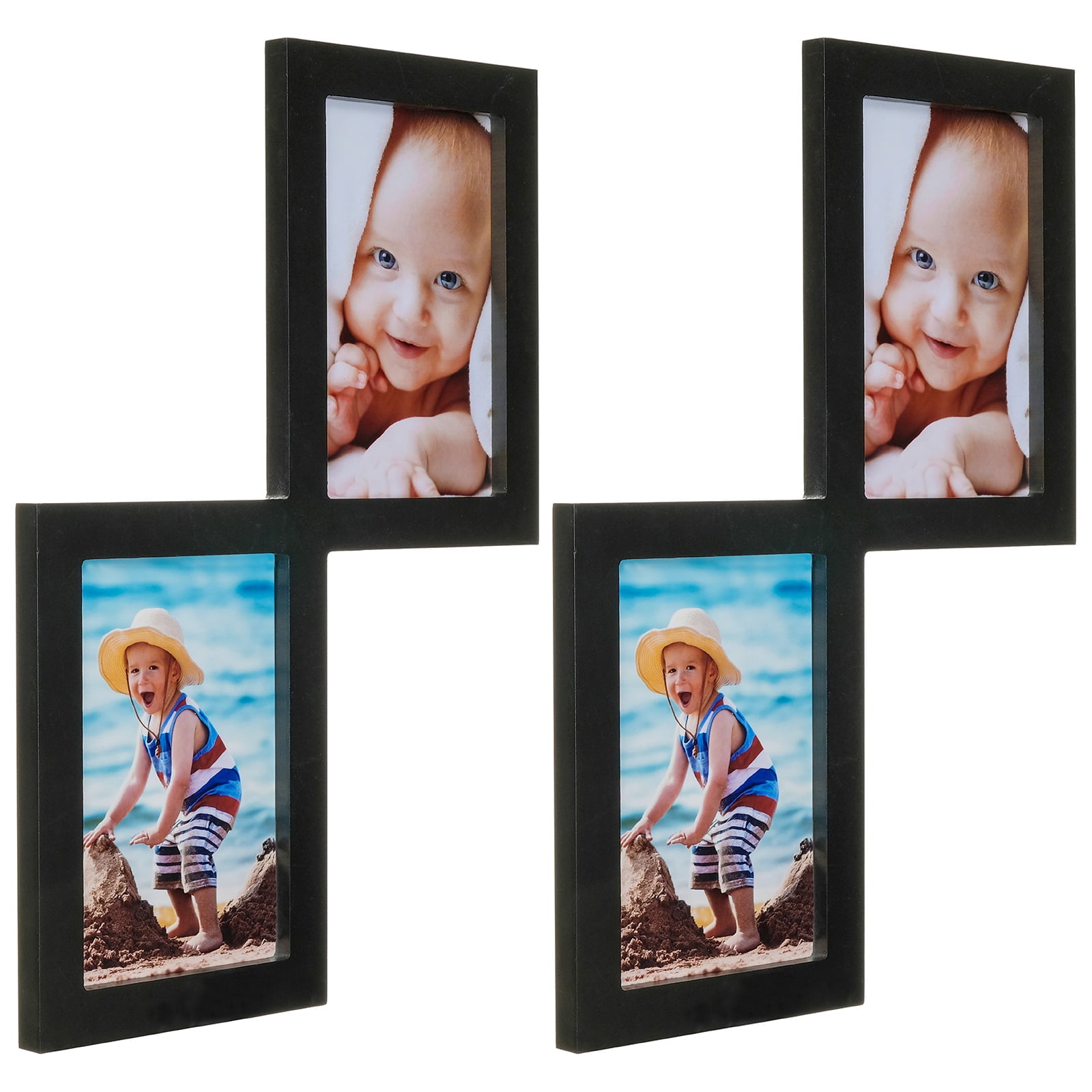 Excello Global Products EGP-HD-0441 Diagonal Collage Picture Frames ...
