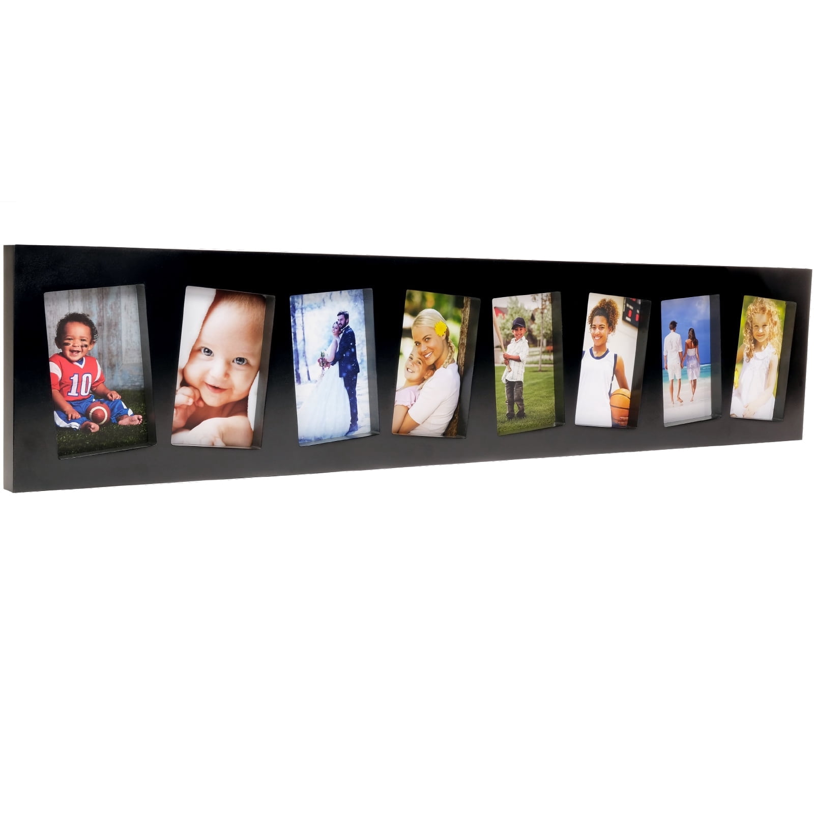Excello Global Products Multi-Opening Vertical Wood Collage Picture ...