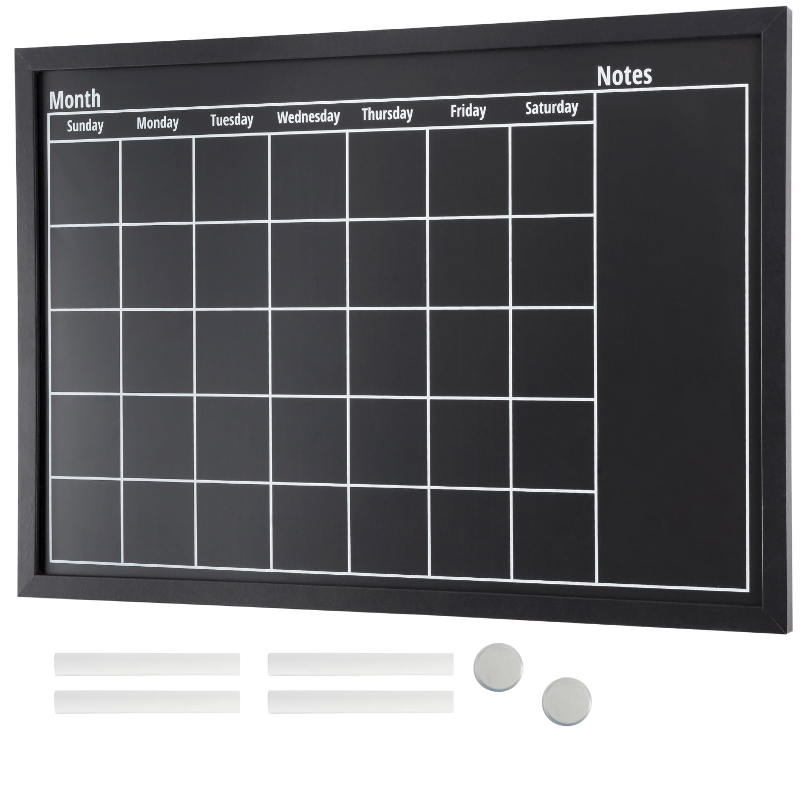 "Excello Global Large Erasable Monthly Magnetic Calendar Chalkboard ...