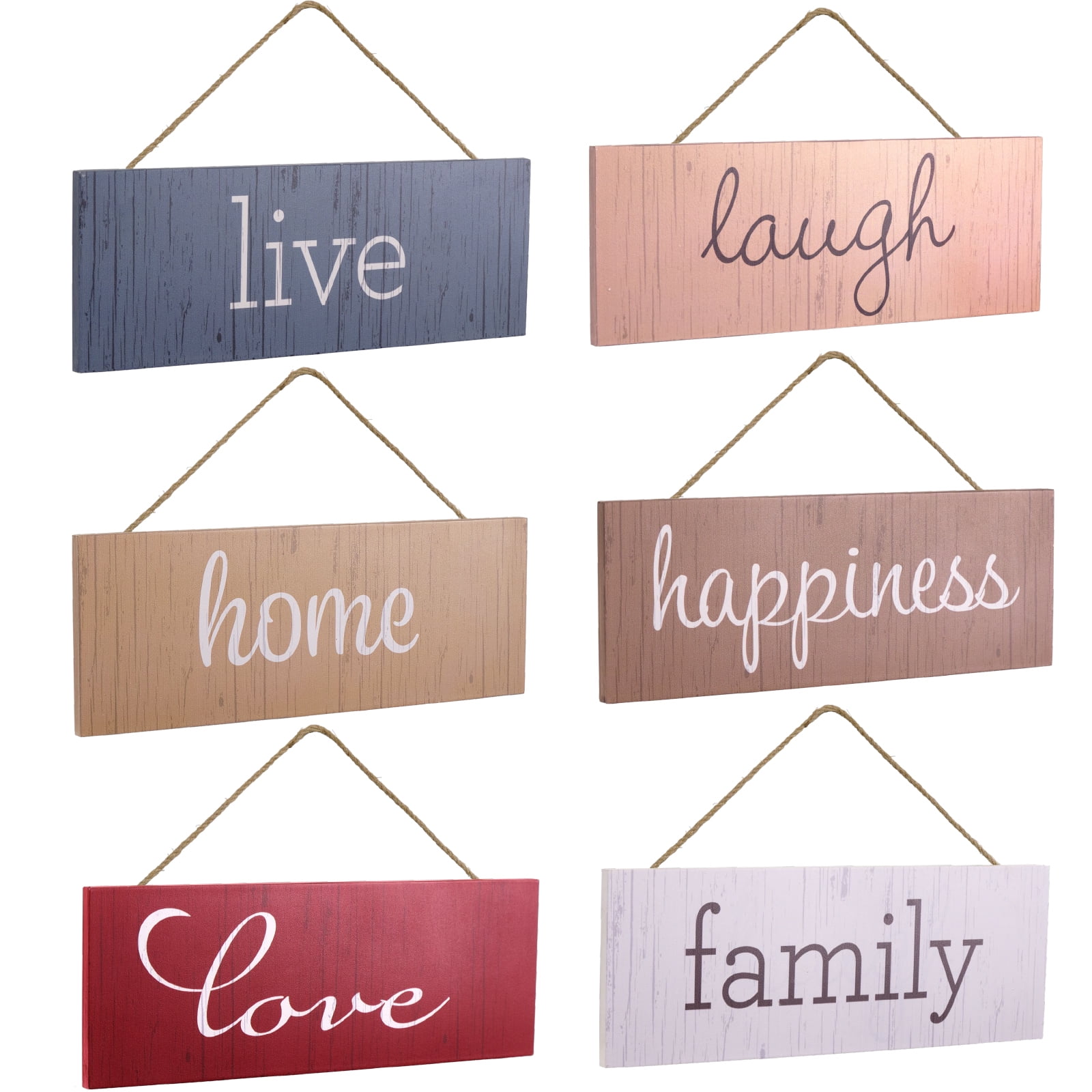 Excello Global Products Hanging Home Decor Sign with Sawtooth Hook and ...
