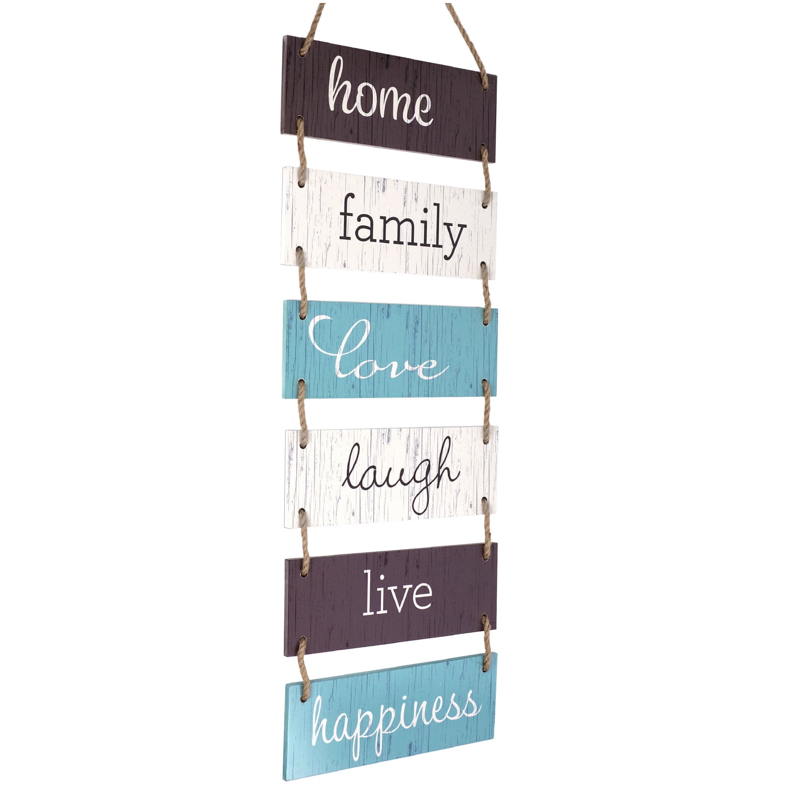Excello Global Products Large Hanging Wall Sign: Rustic Wooden Decor ...