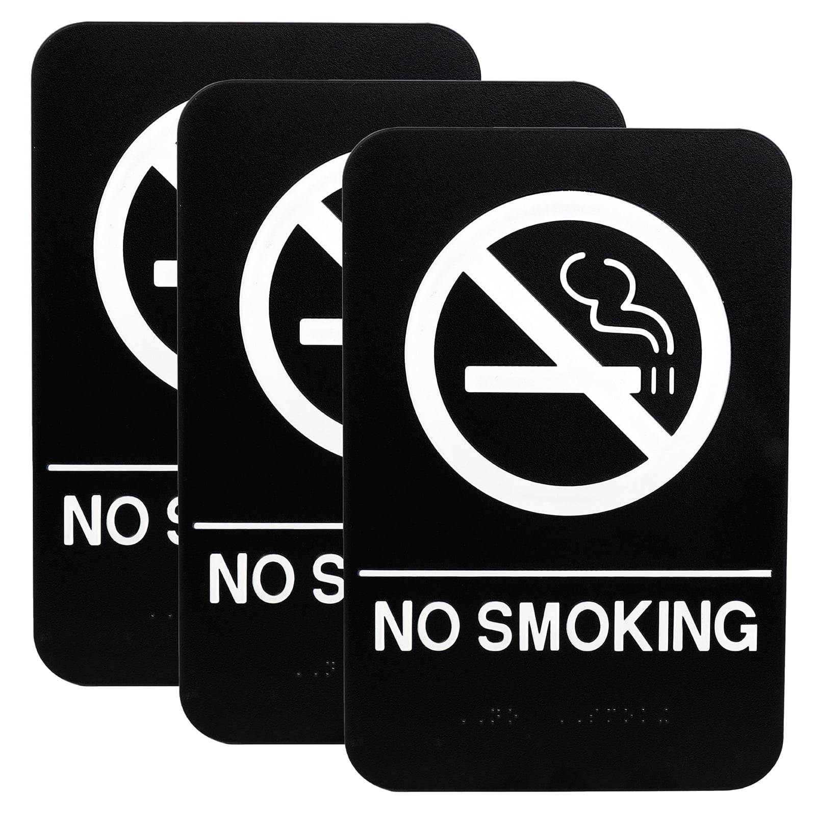 Excello Global Products Plastic Sign: Easy to Mount with Braille (ADA ...