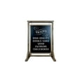 Excello Global Products Rustic Handcrafted Chalkboard Sign: Uniquely ...