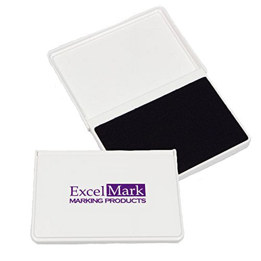 Excelmark Purple Ink Pad for Rubber Stamps 2-1/8 Inches by 3-1/4 Inches - Walmart.com
