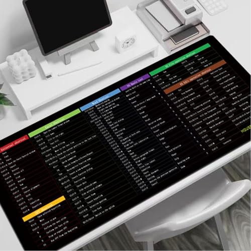 Excelpad Shortcut Mousepad, Exel Short Cut Mouse Pad, Excel Short Cut ...