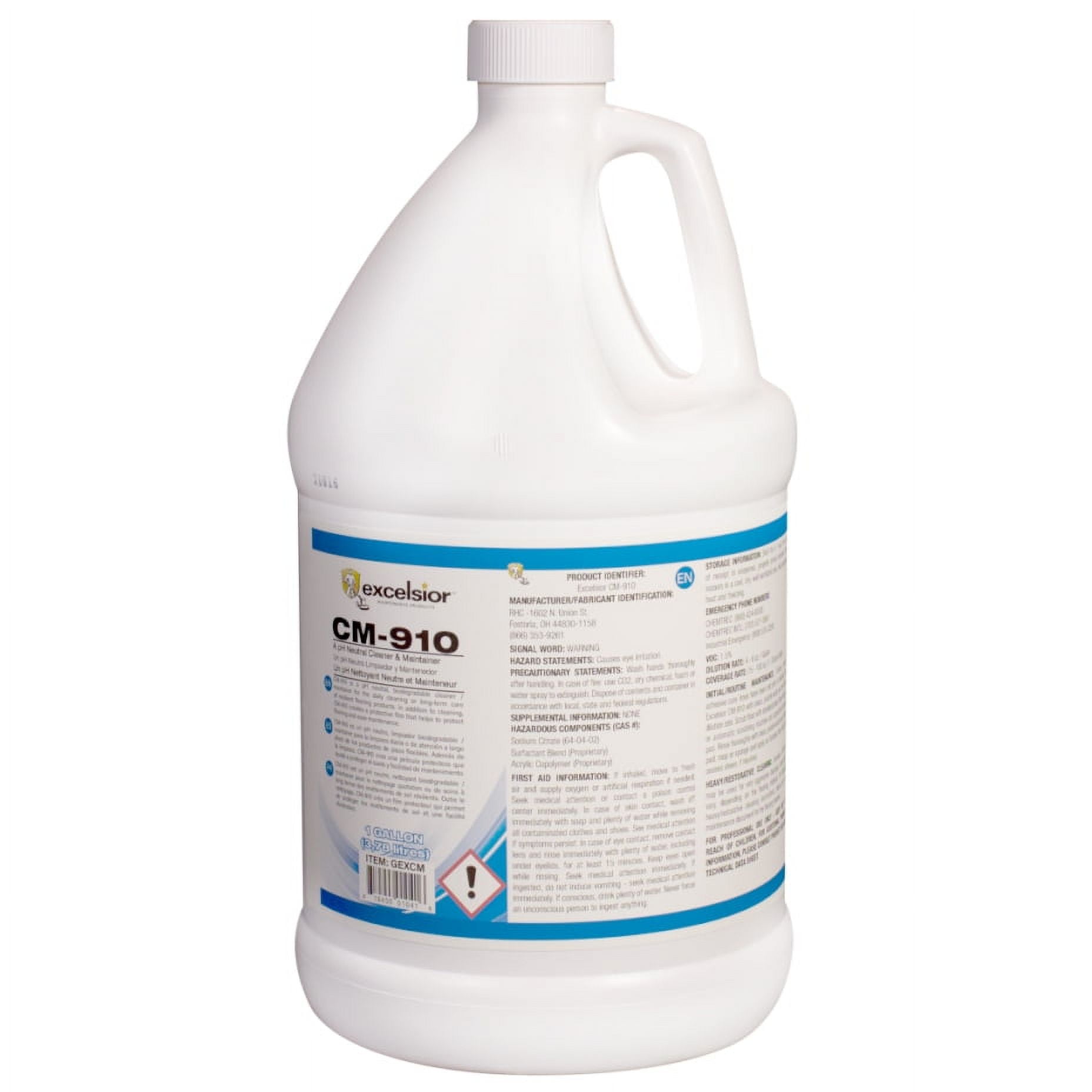 Excelsior CM-910 Cleaner / Maintainer 1 Gallon (3,78 Litres) - Walmart.com