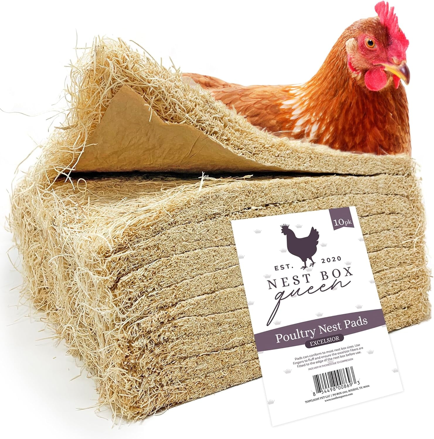 Excelsior Poultry Nest Pads, 10 Pack, Made in USA - Walmart.com