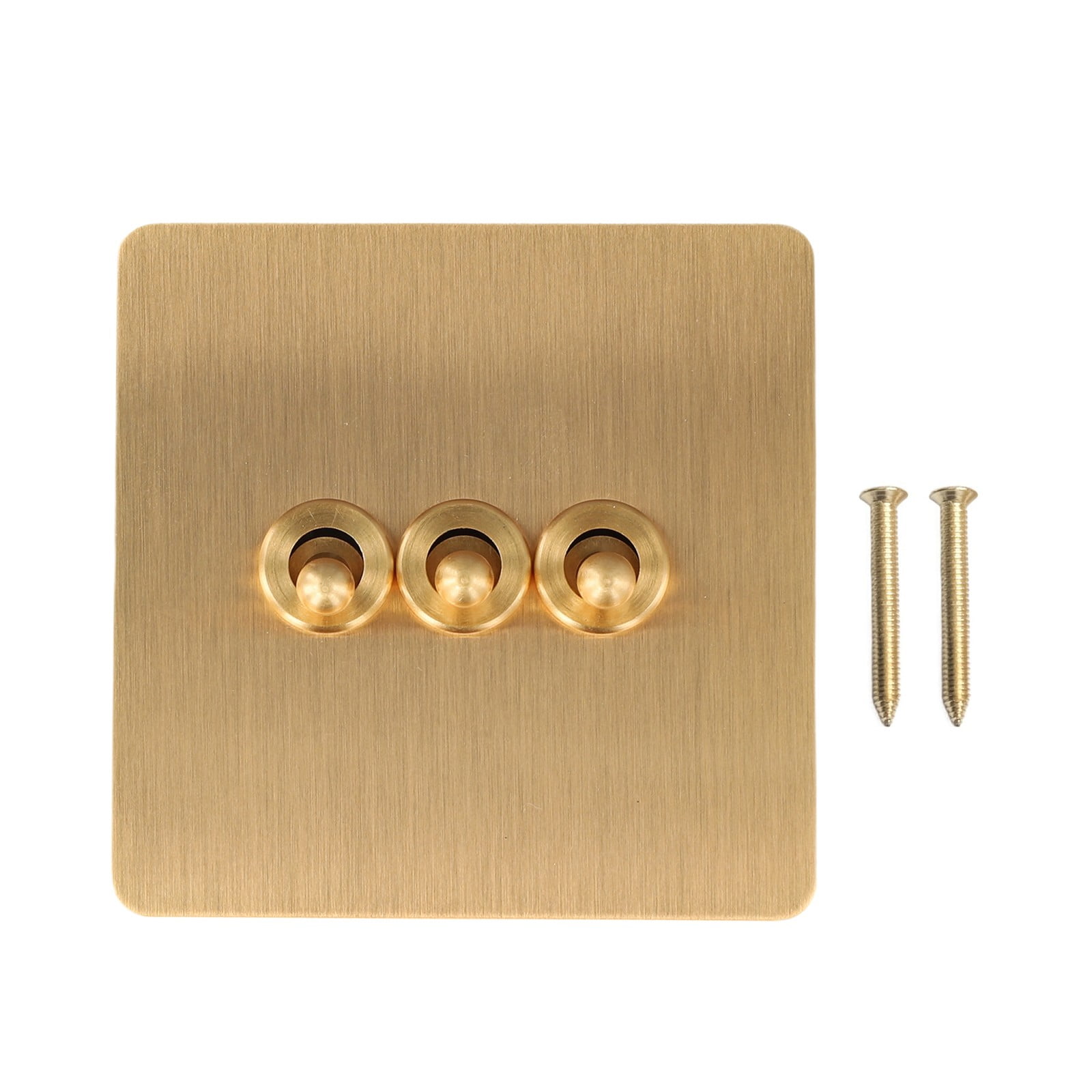 Exceptional Durability Retro Brass Toggle Light Rocker Switch with ...