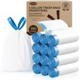 Exceptional Value 360 Count 3 Gallon 1.2Mil White Drawstring Trash ...