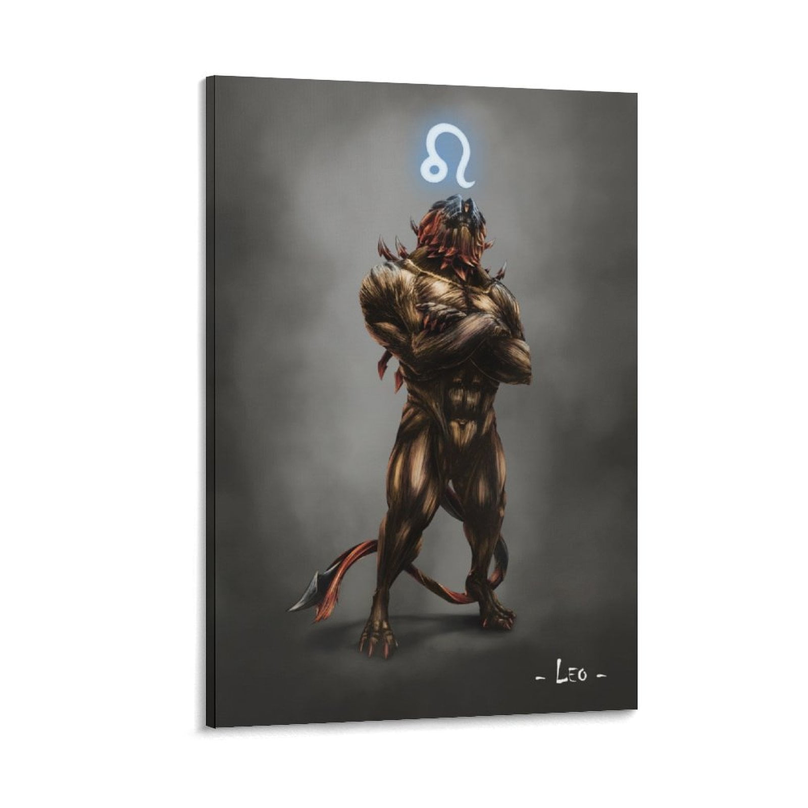 Exceptional Zodiac Signs Poster Leo Posters Wall Art Painting Canvas ...