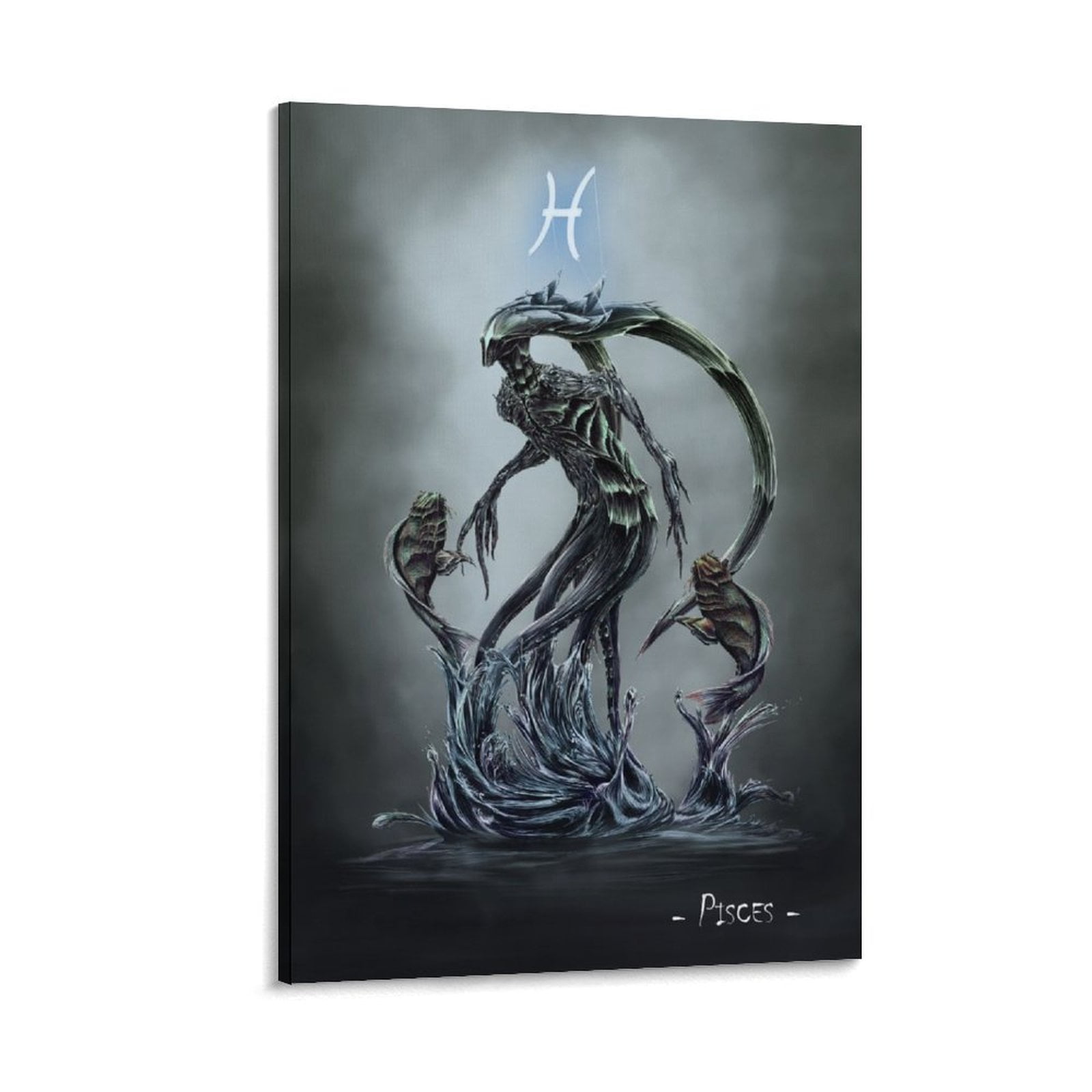 Exceptional Zodiac Signs Poster Pisces Print Photo Art Painting Canvas ...