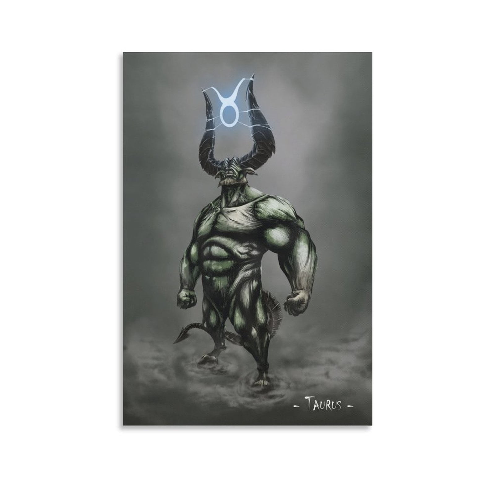 Exceptional Zodiac Signs Poster Taurus Posters Wall Art Painting Canvas ...