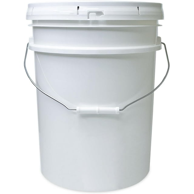 Exchange 5 Gallon Bucket Pail Container, White - Walmart.com
