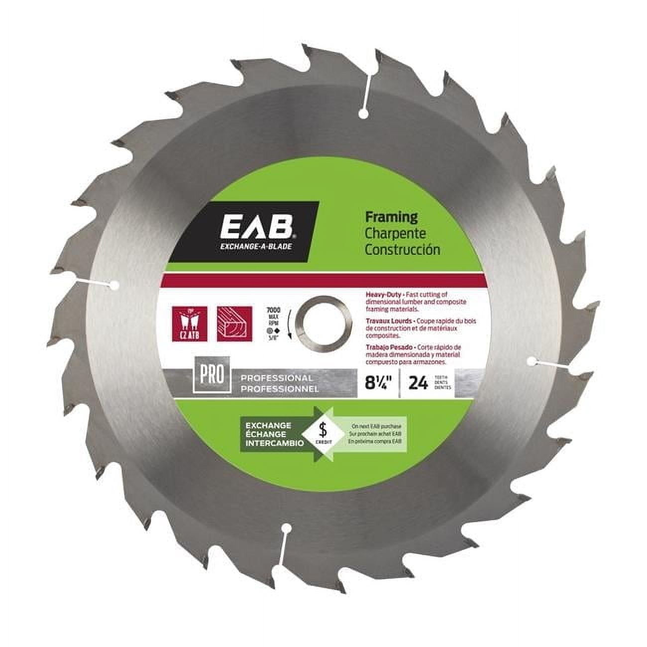 Exchange-A-Blade 1012612 8.25 in. x 24 Teeth Framing Professional ...