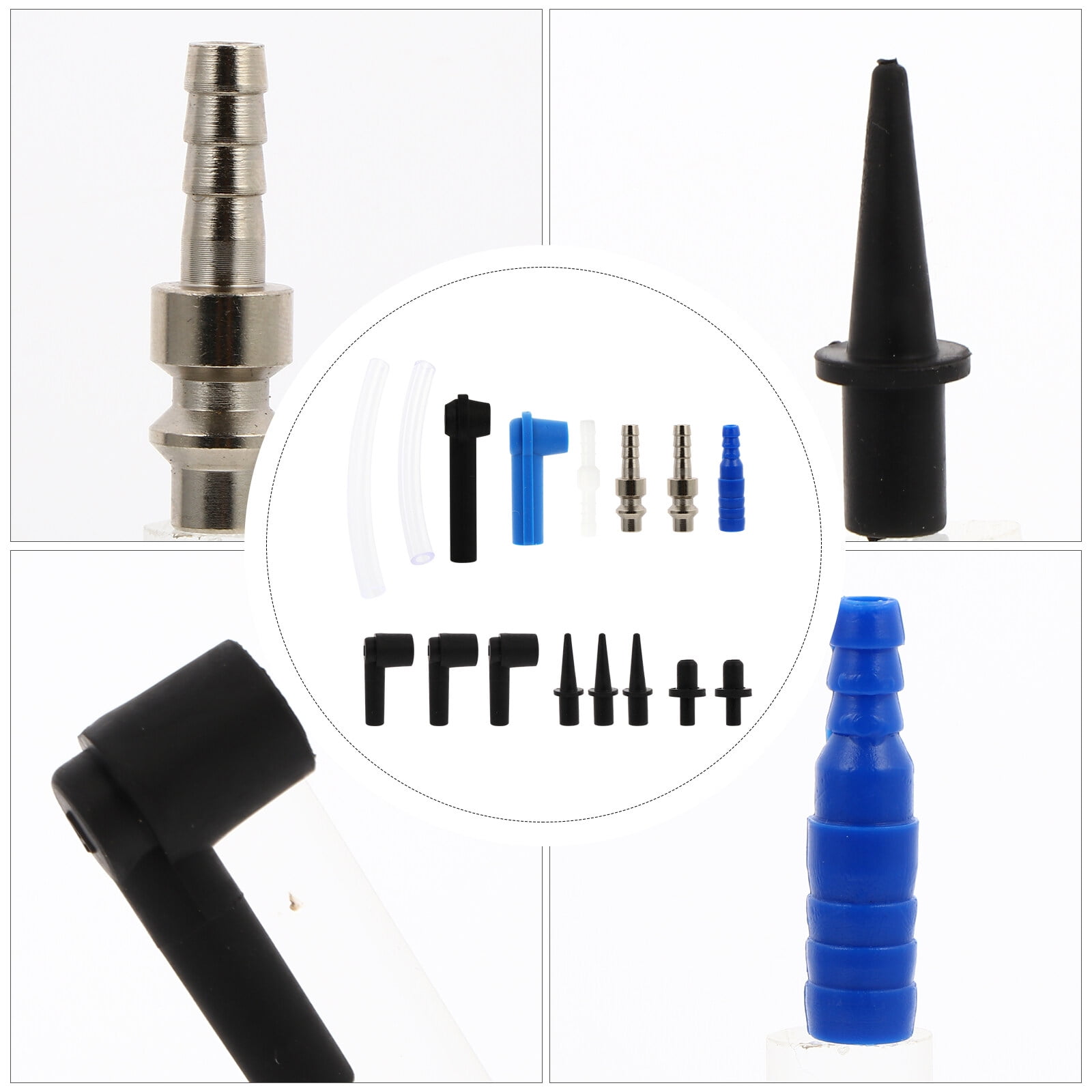 Exchange Tool Connector,16Pcs Car Brake Fluid Replace Tool Oil Bleeder ...