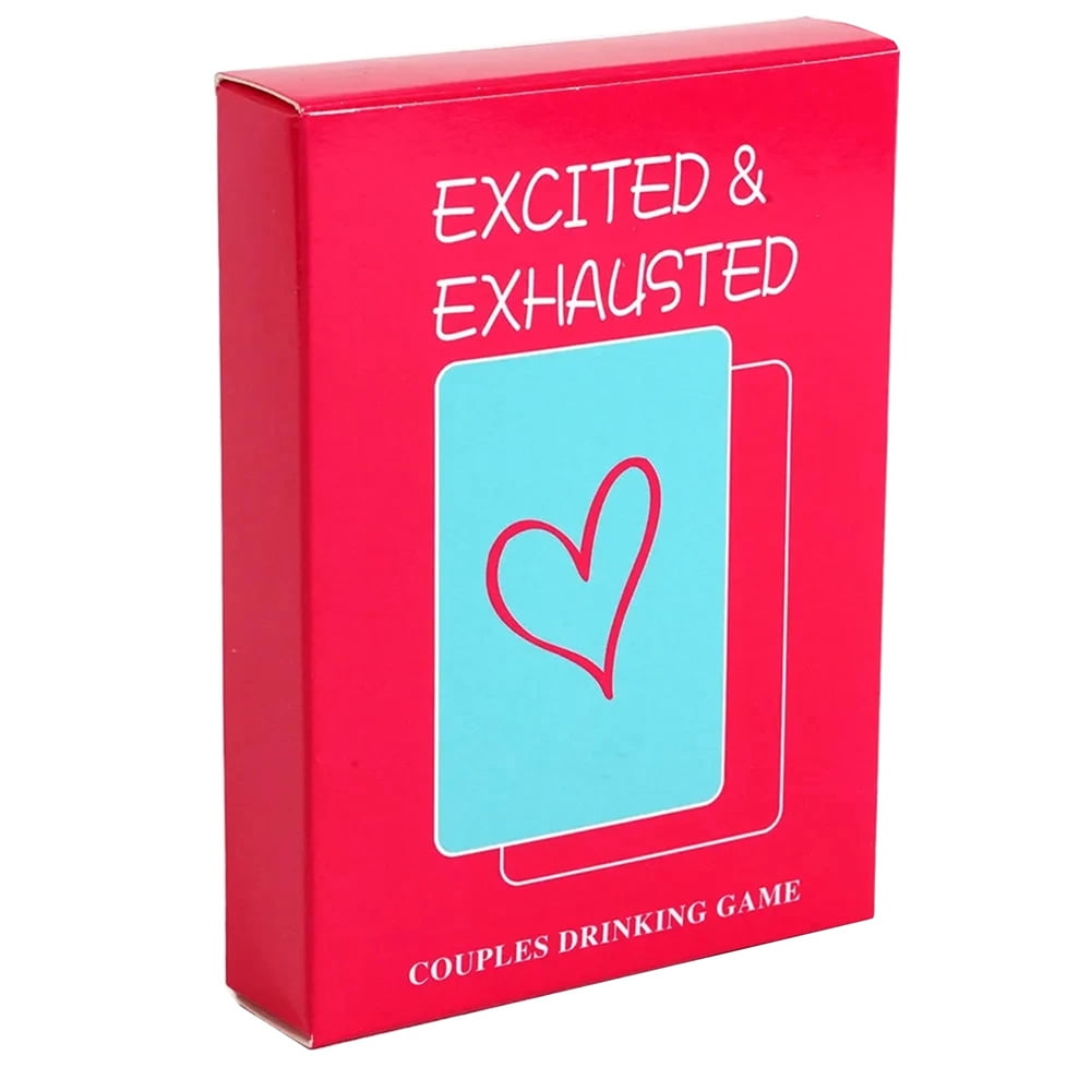 Excited and Exhausted Card Game,Couples Drinking Game for Adults,Truth ... Excited and Exhausted Card Game,Couples Drinking Game for Adults,Truth ...