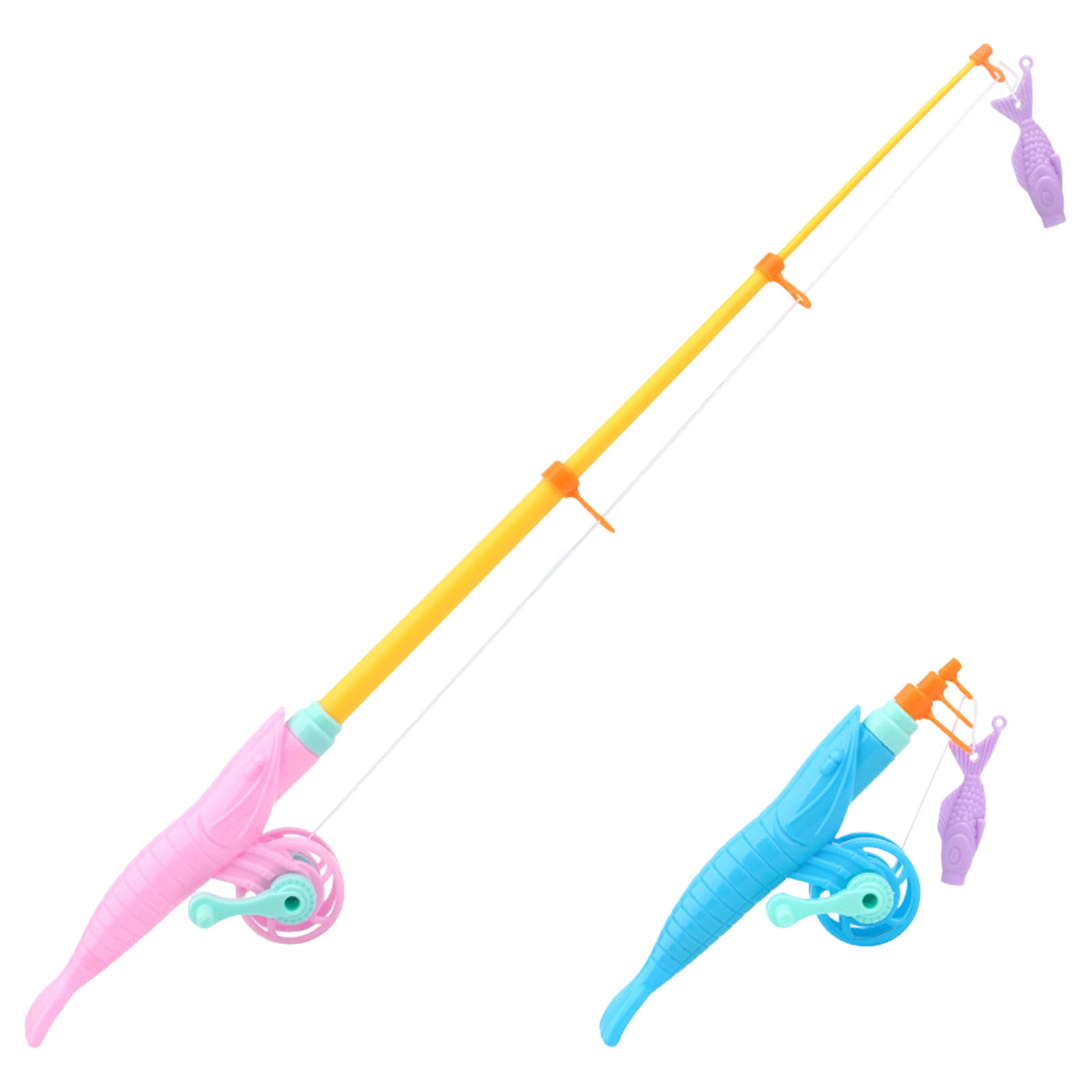 Exciting Beach Toy for Kids - Random Colour Pool Fishing Game with Pole ...