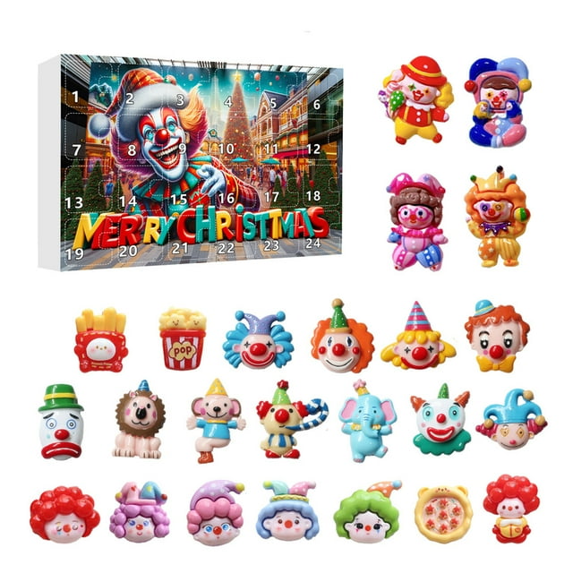 Exciting Christmas Clown Advent Calendar - Limited Edition 2024, 24-Day ...