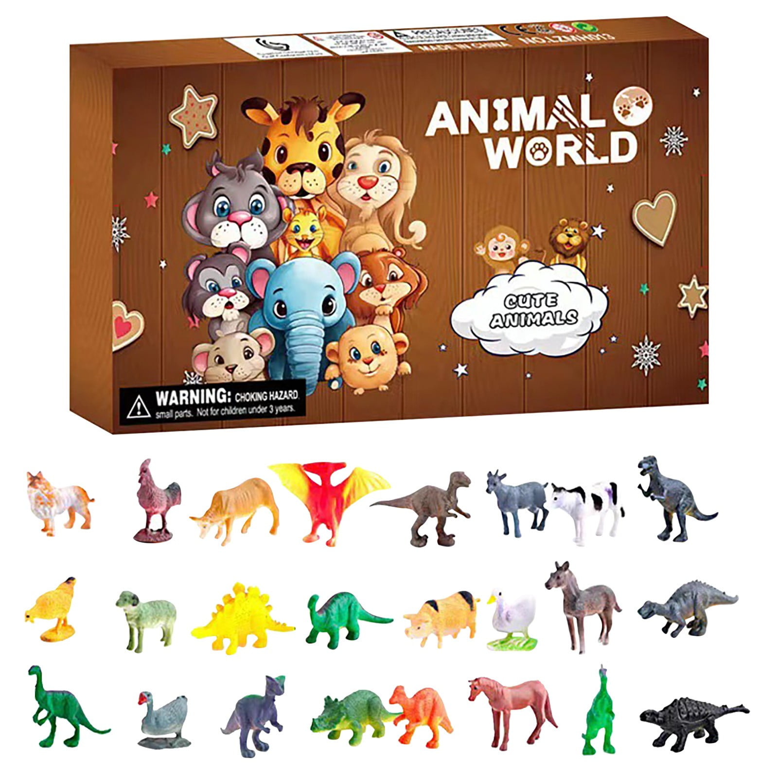 Exciting Countdown Sets Featuring 24 Surprise Animal Shapes for and in ...