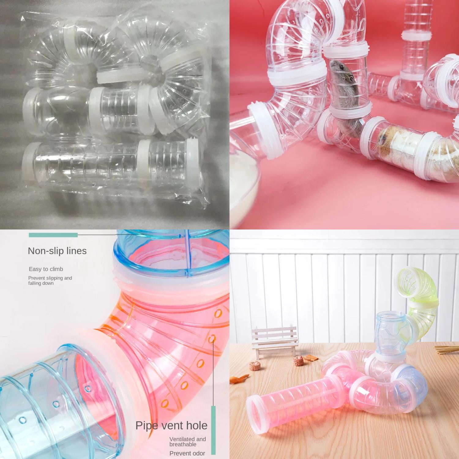 Exciting and Durable Rodent Splicing Maze Tube: Fun Guinea Pig Tunnel ...