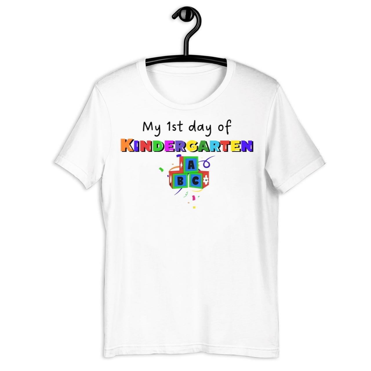Exciting First Day Of Kindergarten Shirt Perfect For School Starting ...
