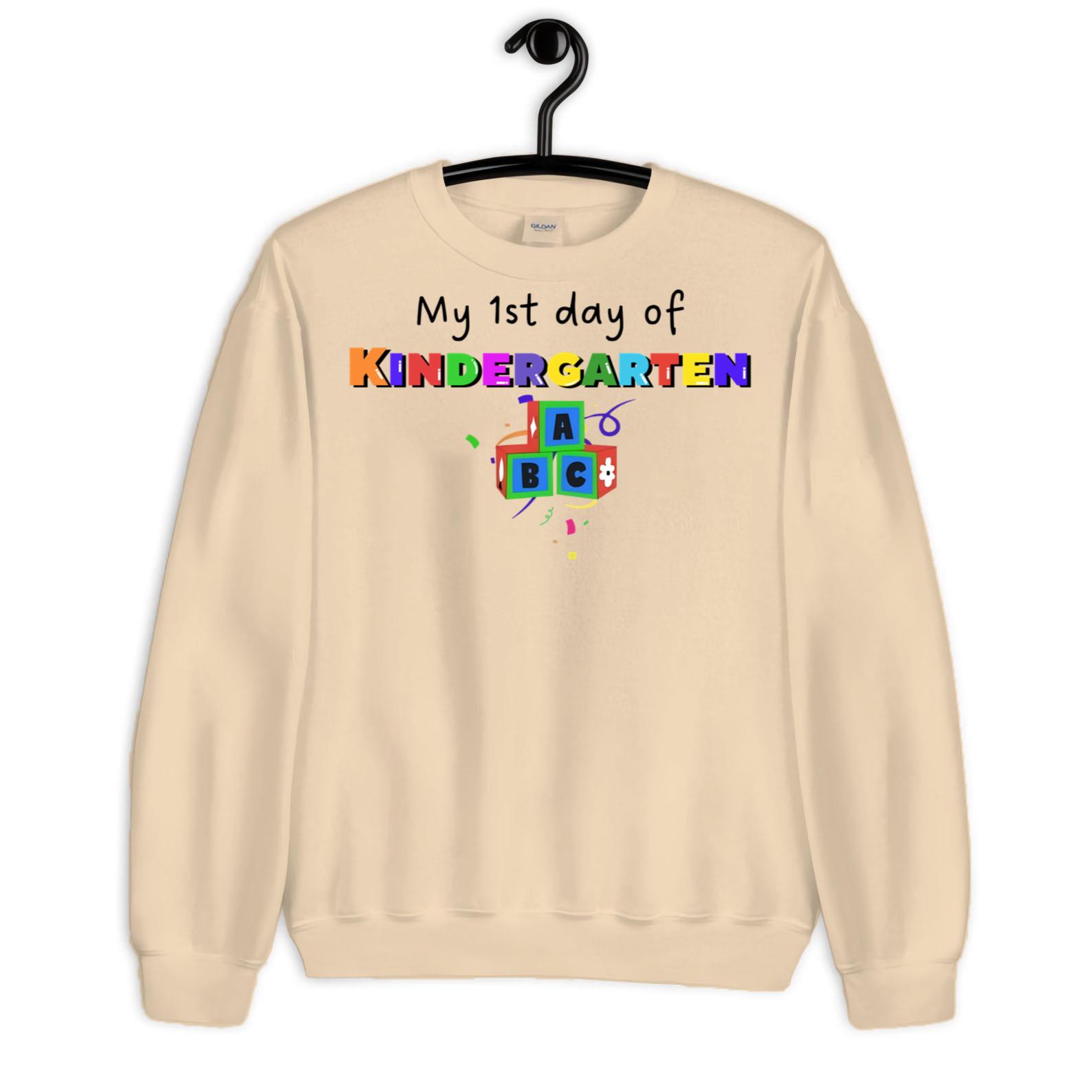 Exciting First Day Of Kindergarten Shirt Perfect For School Starting ...