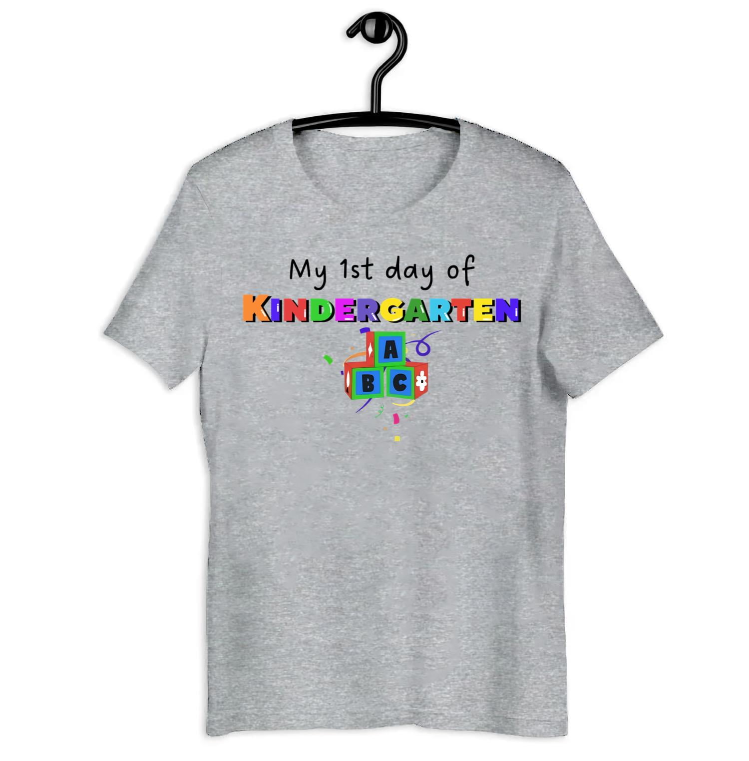 Exciting First Day Of Kindergarten Shirt Perfect For School Starting ...
