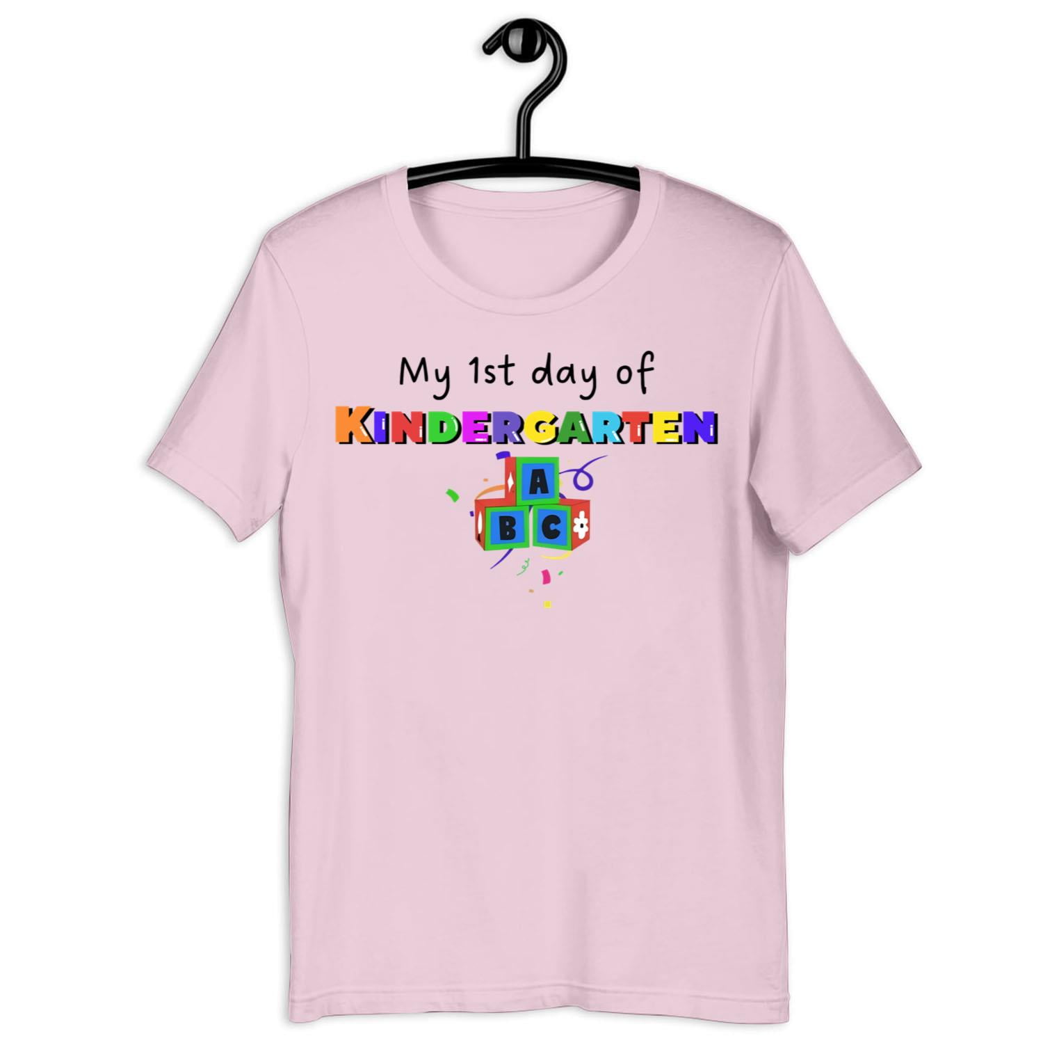 Exciting First Day Of Kindergarten Shirt Perfect For School Starting ...