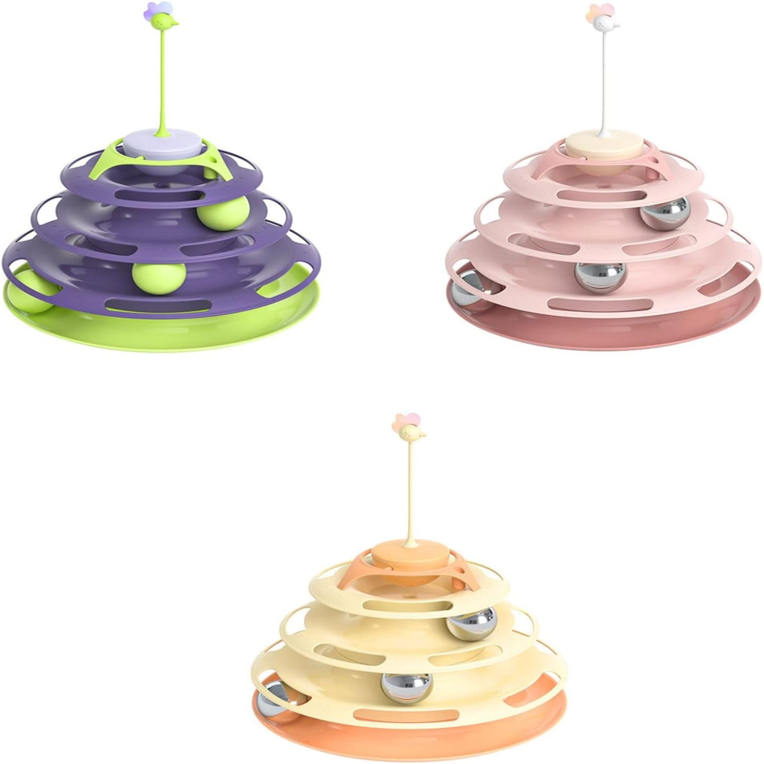 Exciting Large Interactive Toy Tower for Indoor Cats - Stimulating ...