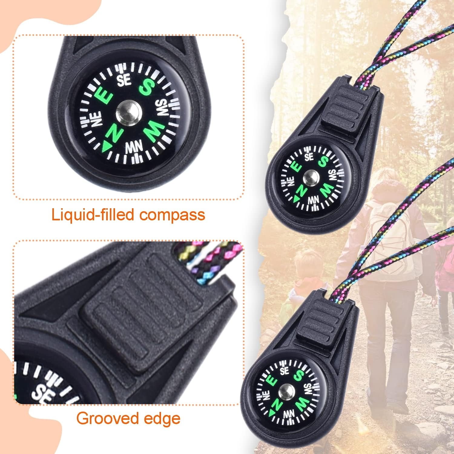 Exciting Portable Mini Compact Survival Compass - Ideal Gear for ...