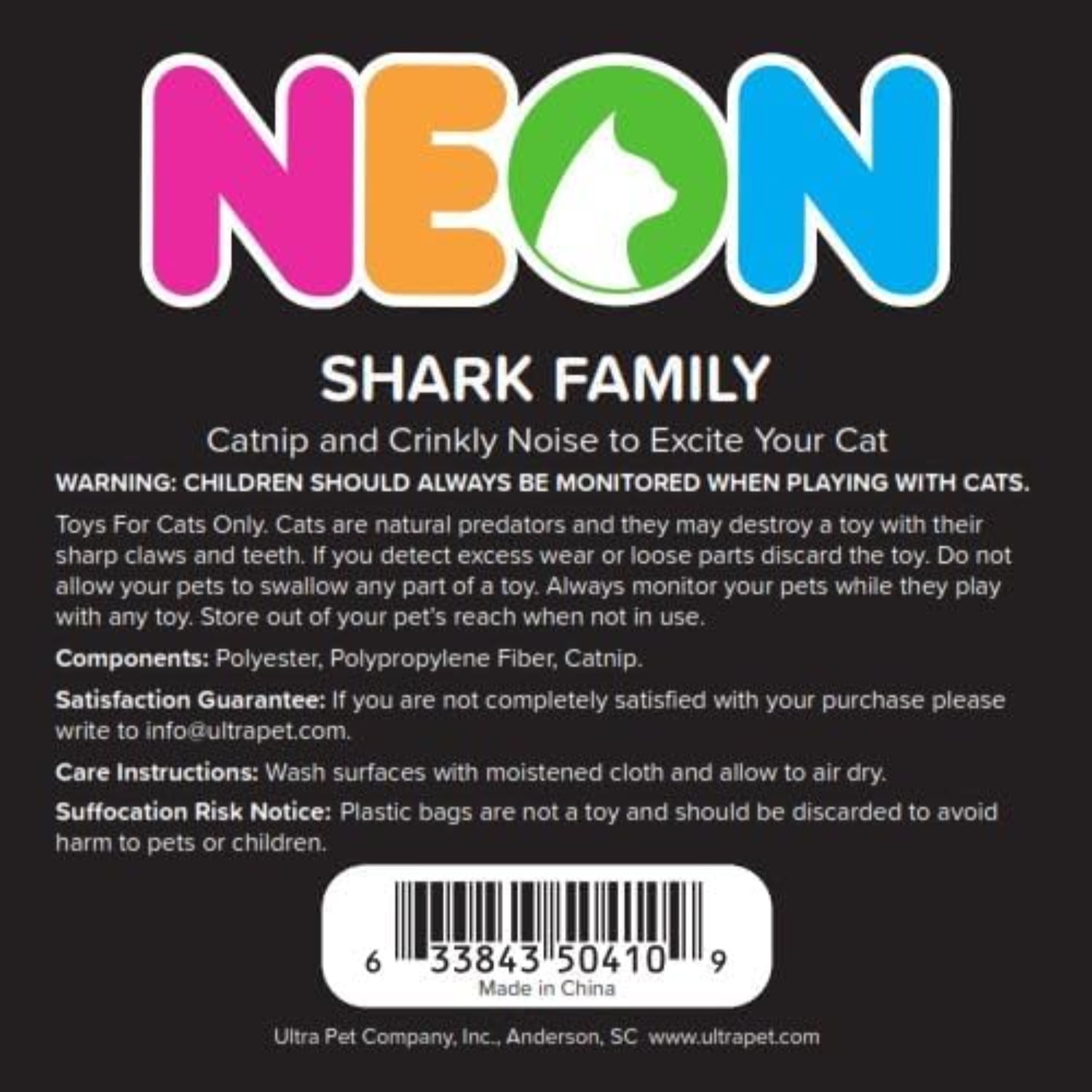 NEON 5pc Catnip Cat Toy Family Set for Mommy Daddy Grandma and Grandpa ...