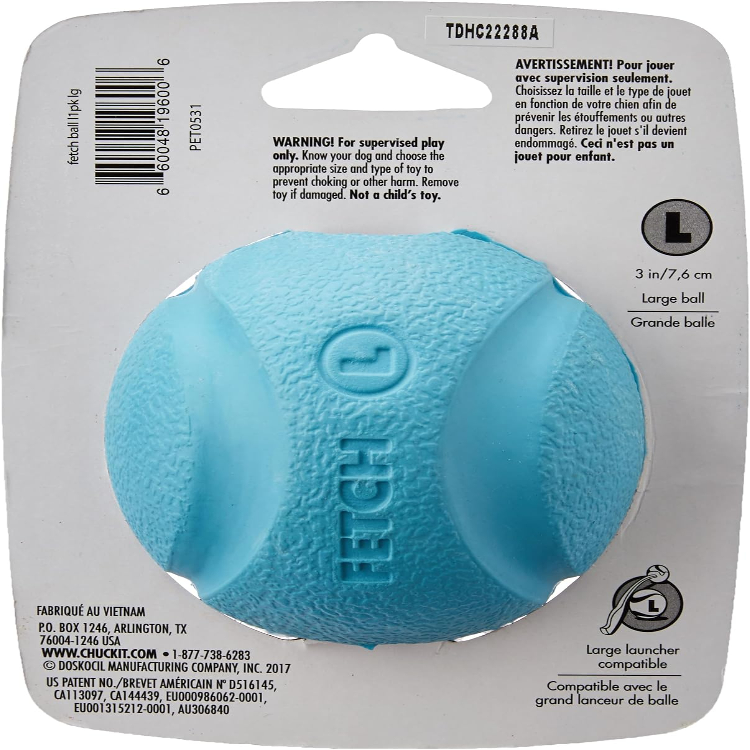 Exciting and durable high-bounce rubber fetch ball for engaging ...