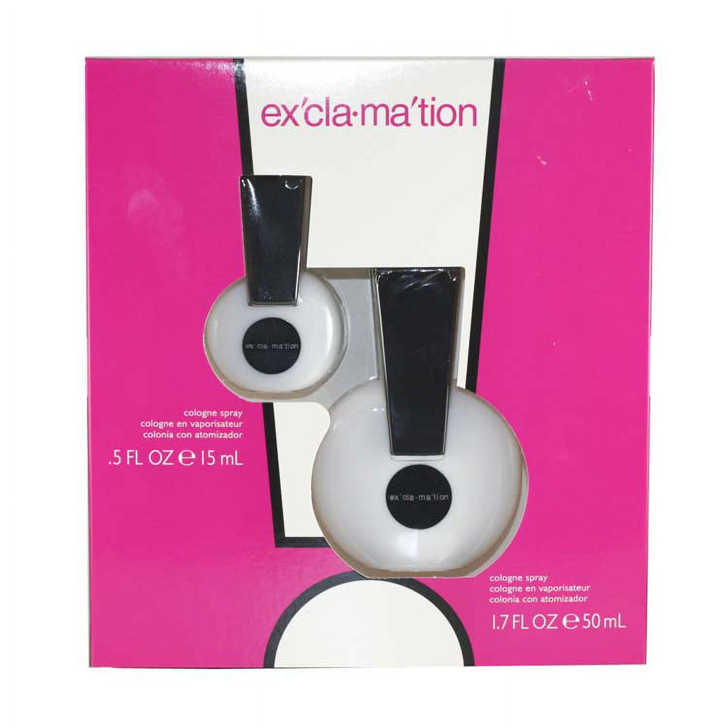 Exclamation 2 Pc. Gift Set ( Cologne Spray 1.7 Oz / 50 Ml + Cologne ...