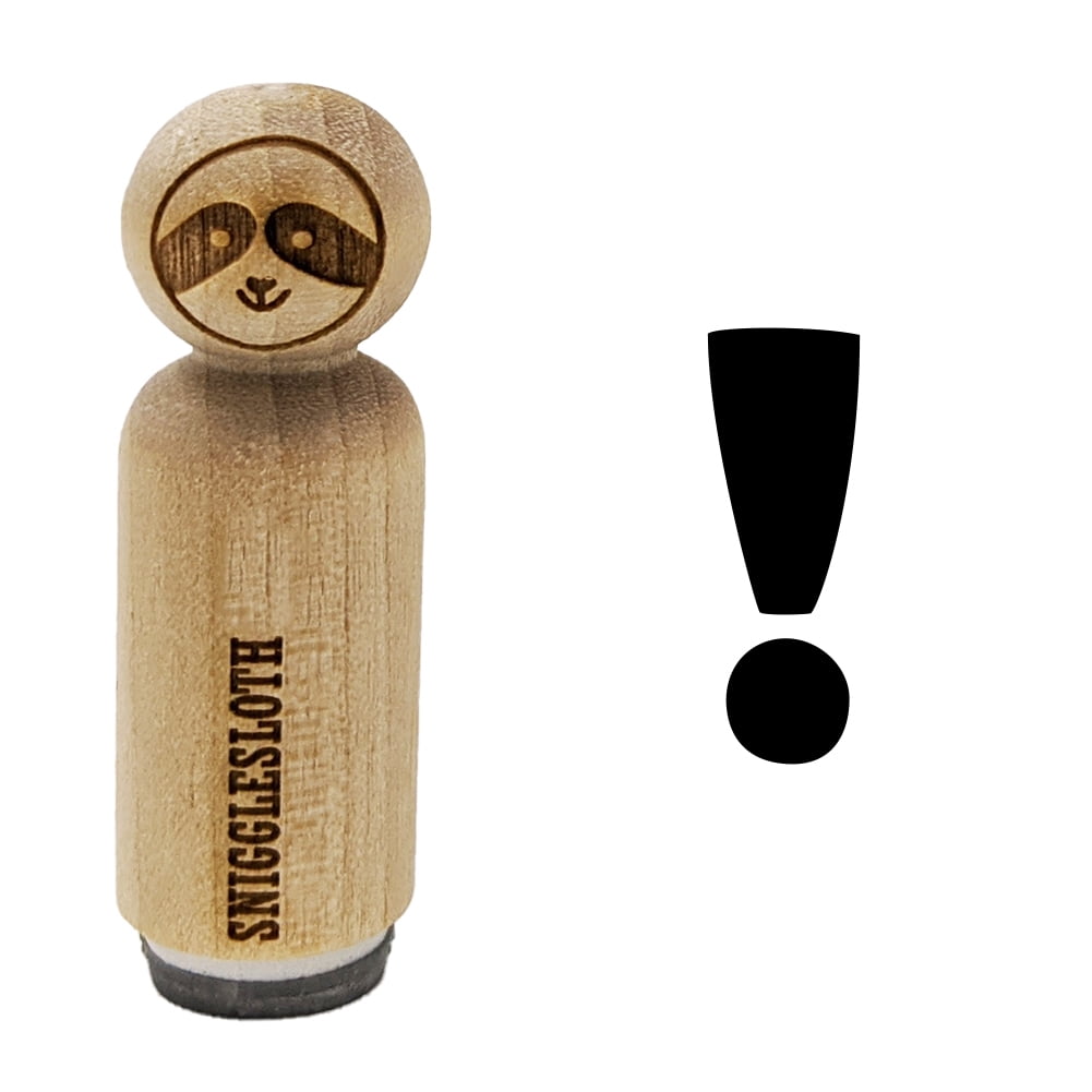 Exclamation Mark Punctuation Rubber Stamp for Scrapbooking Crafting ...