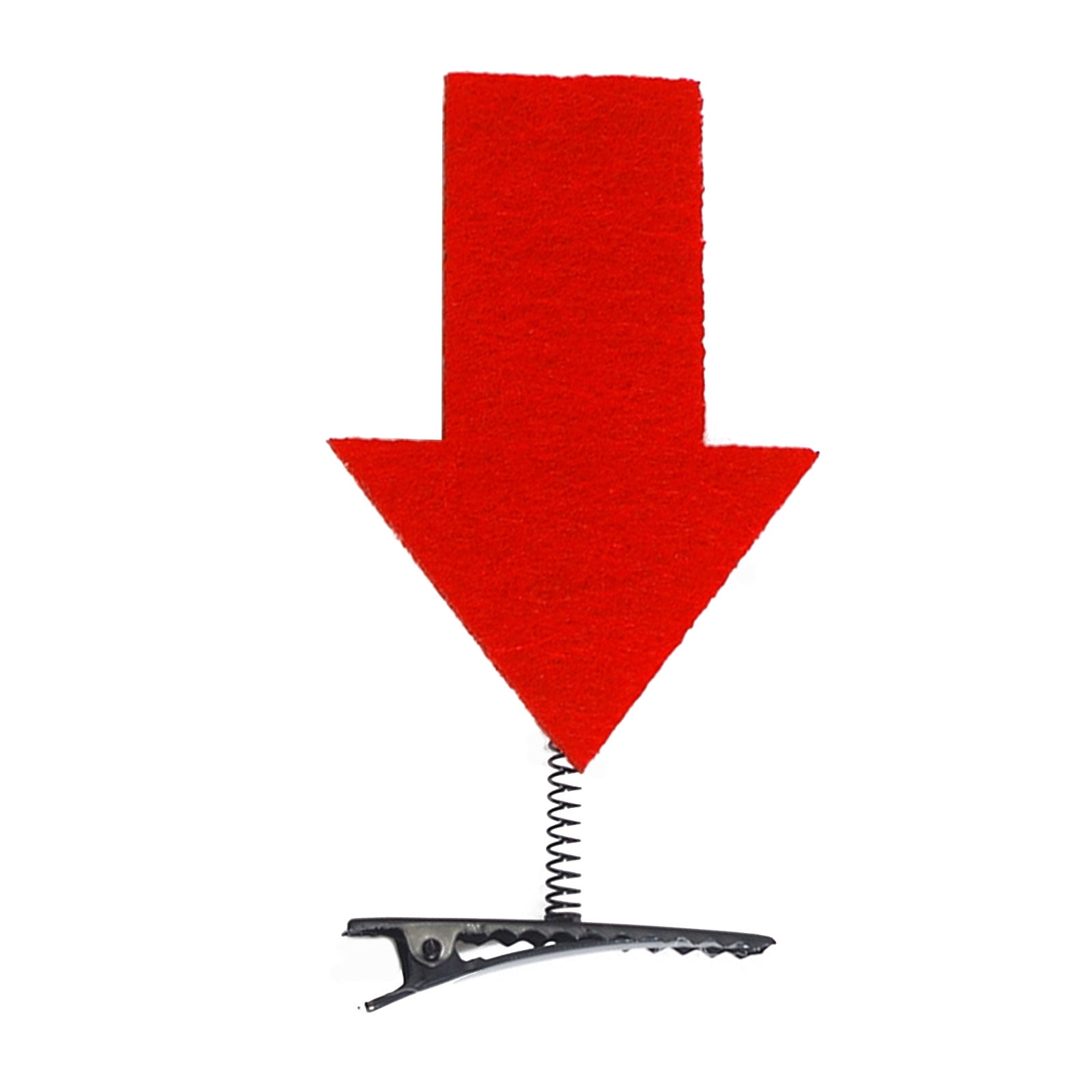 Exclamation Showy Hair Clip Fun Showy with Flower Side Clip for Girls ...