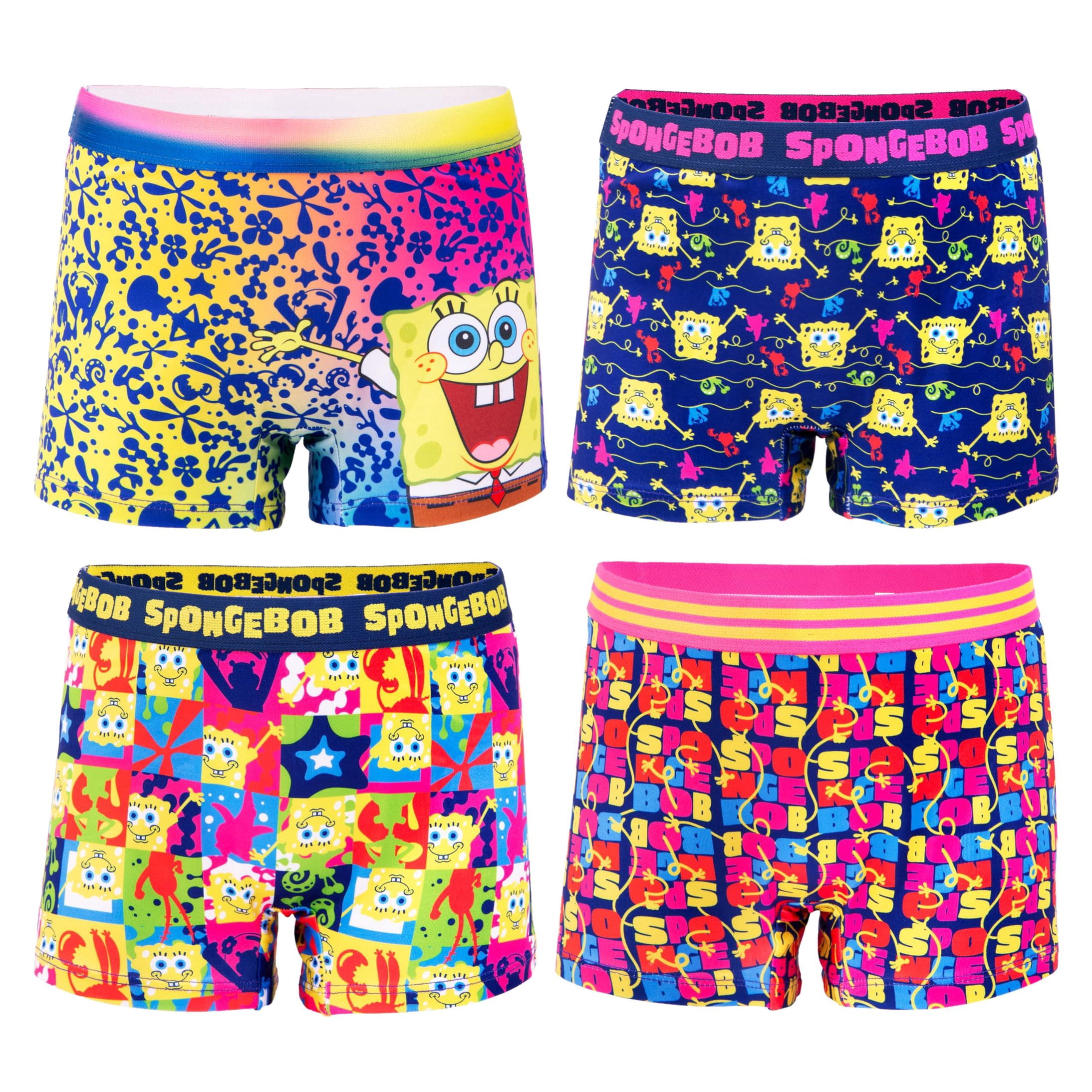 Exclusive 4-Pack Girl Short Underwear in sizes 4, 6, 8 and 10 - Walmart.com