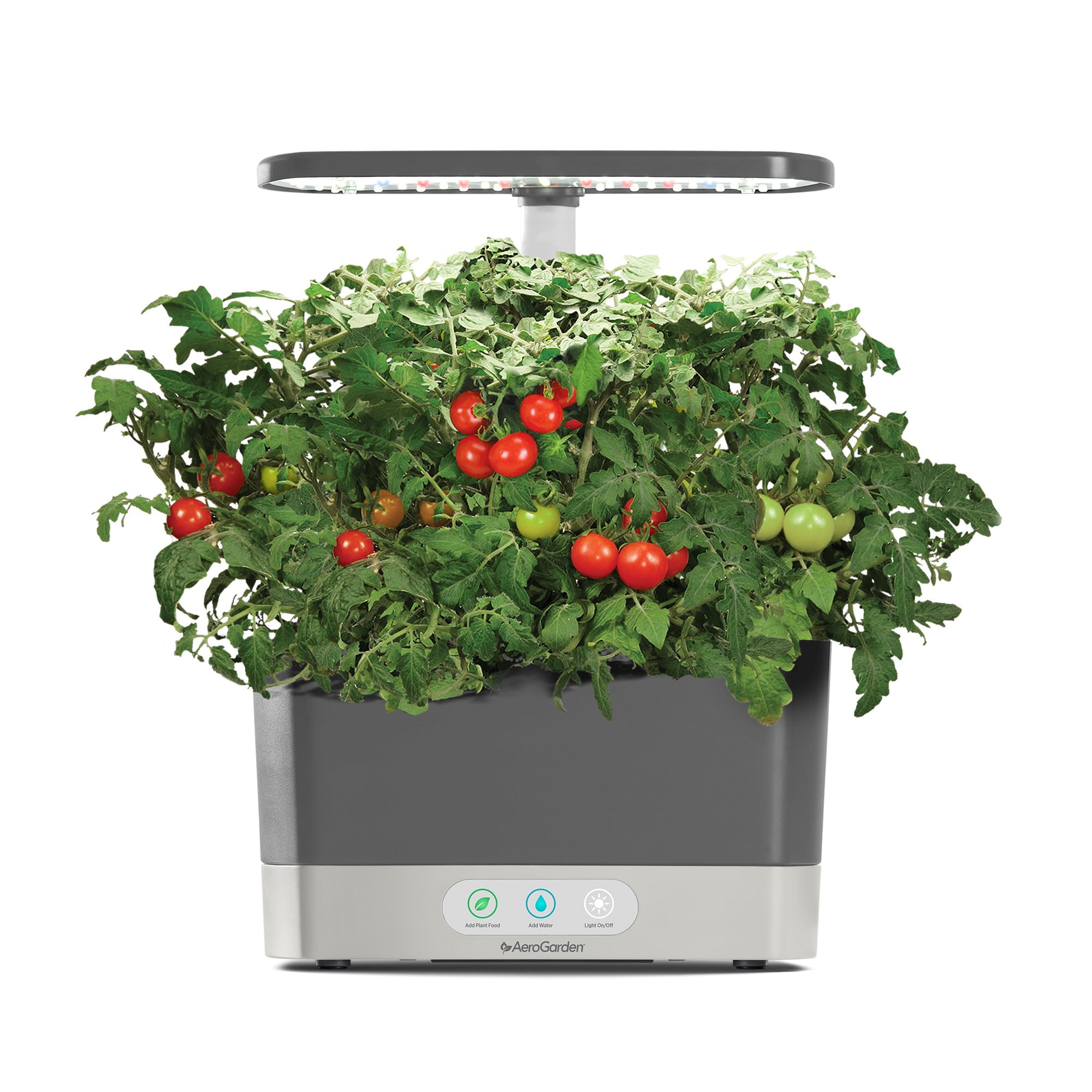 Exclusive AeroGarden Harvest, Grey with Gourmet Herbs Seed Kit ...