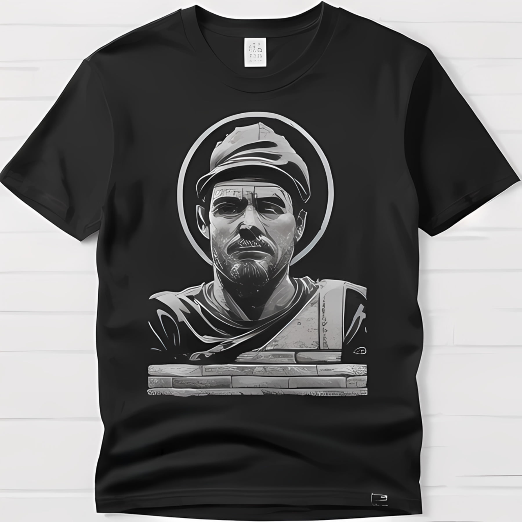Exclusive Black T-Shirt: Ancient Roman Worker Building Aqueducts Unique ...