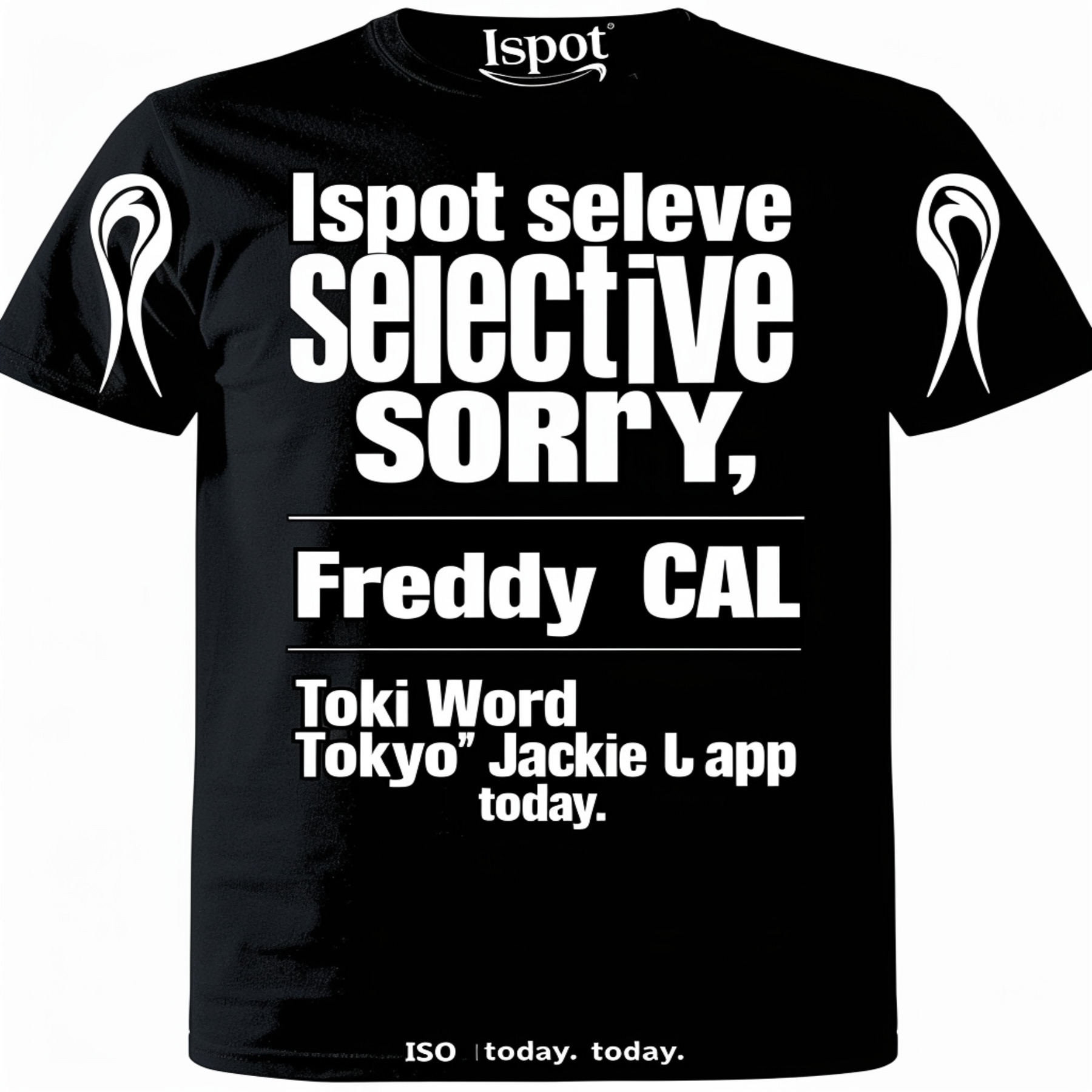 Exclusive Black T Shirt: Bold 'Ispot Selective Leaking ' Design with ...