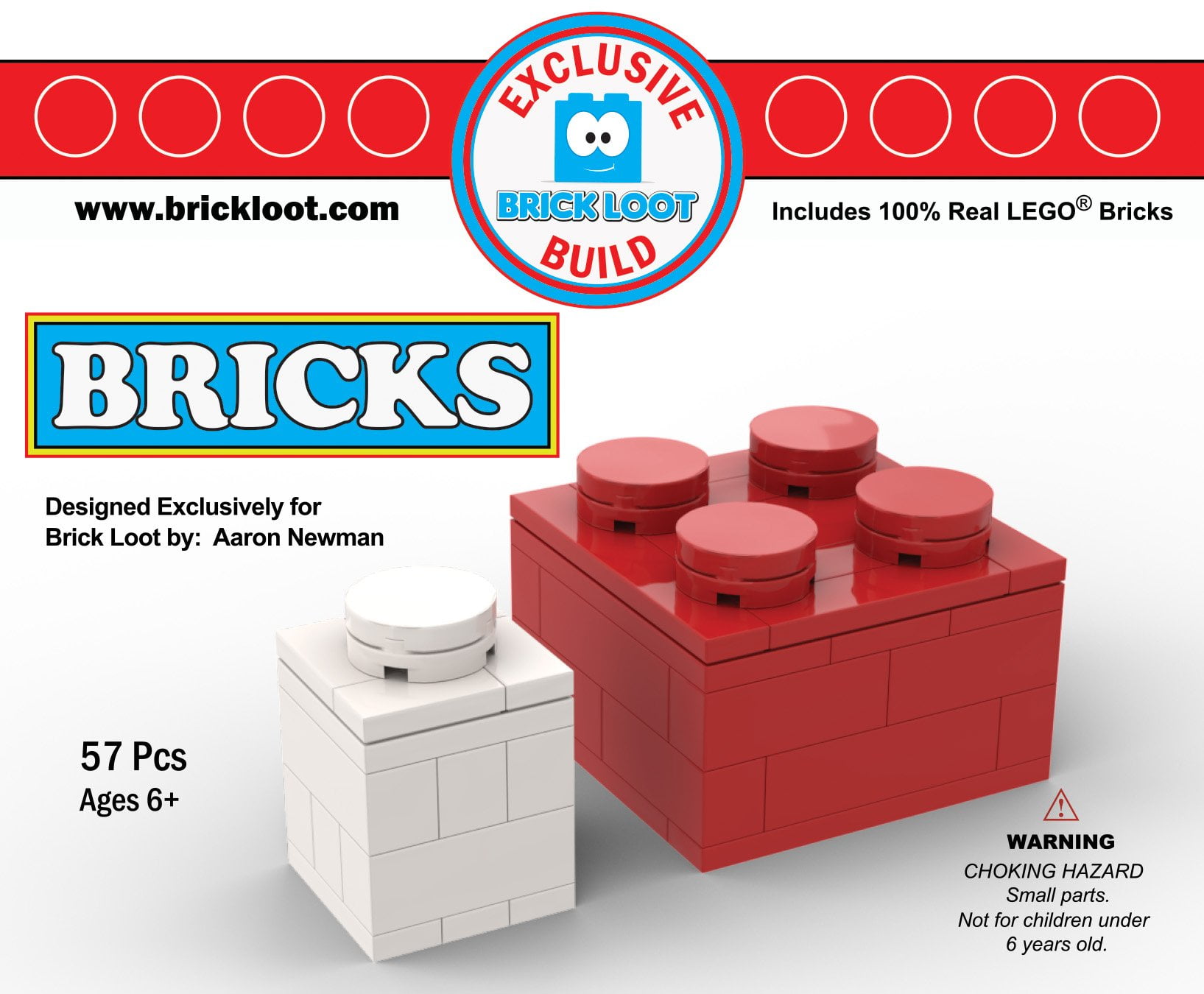 Exclusive Brick Loot Build Bricks by Aaron Newman 100% LEGO Bricks ...