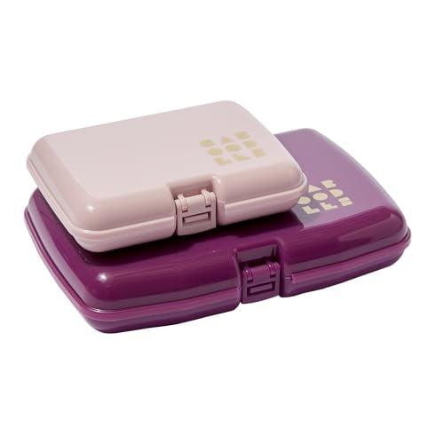 Exclusive Caboodles Small Plum and Blush Pink Makeup Case Duo – 2-Piece ...
