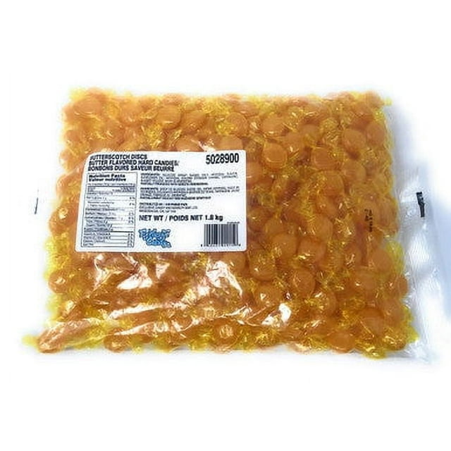 Exclusive Candy Butterscotch Discs Hard Candies - 1.8kg/4 lb. Bag ...