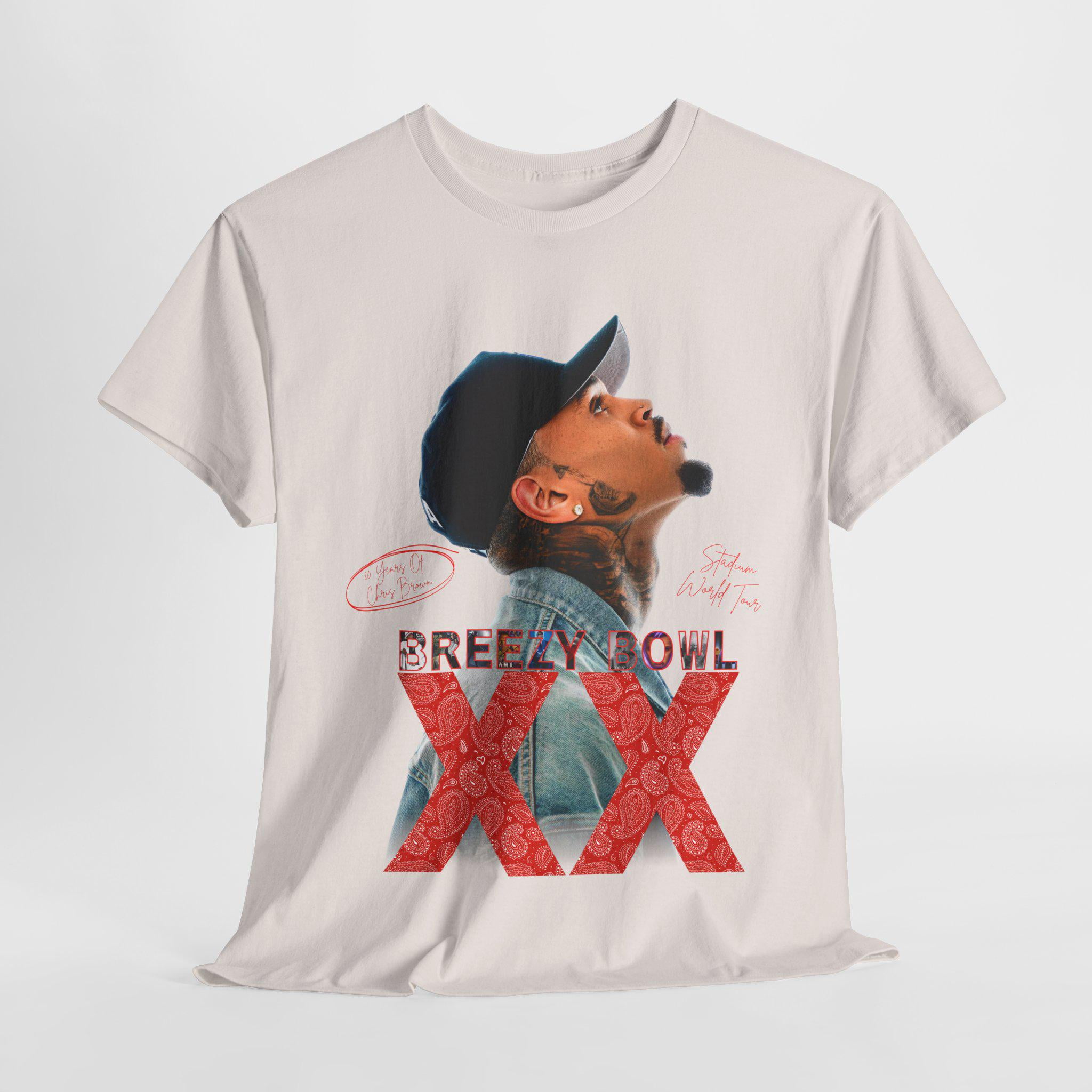 Exclusive Chris Brown Breezy Bowl Stadium World Tour Unisex T-Shirt ...