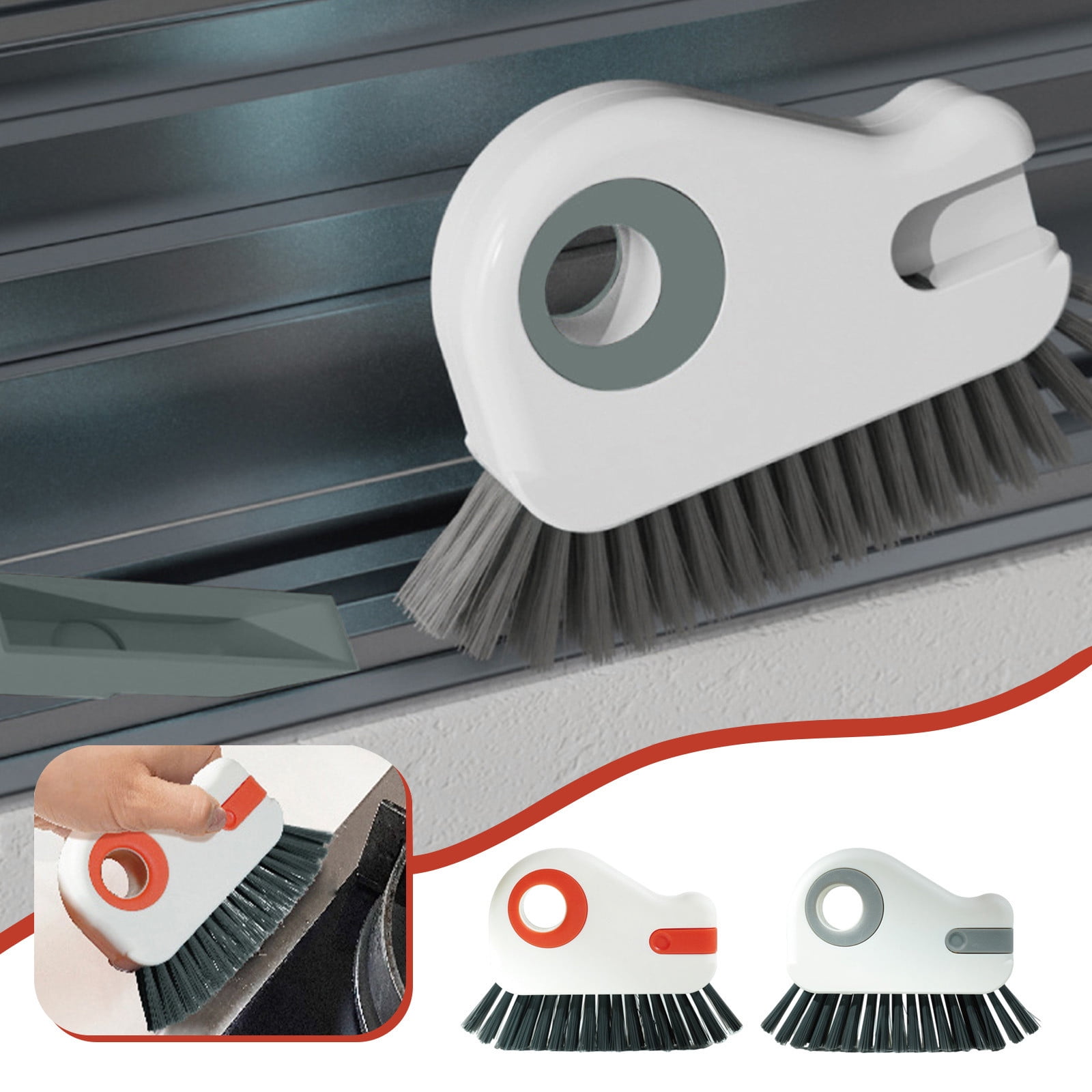 Exclusive Deals, Window Groove Cleaning Brush Set, Handheld Crevice ...
