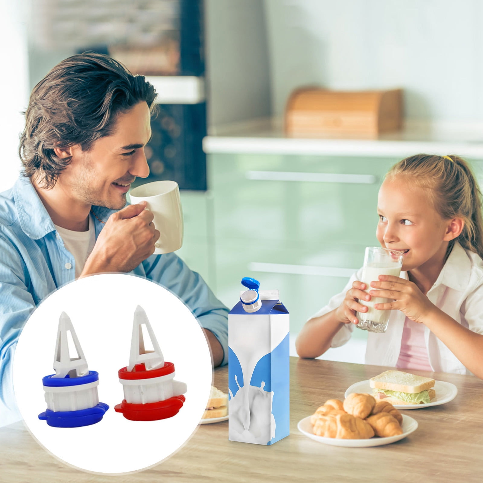 Exclusive, Drink Deflector Box, Portable Milk Dispenser with Extension ...