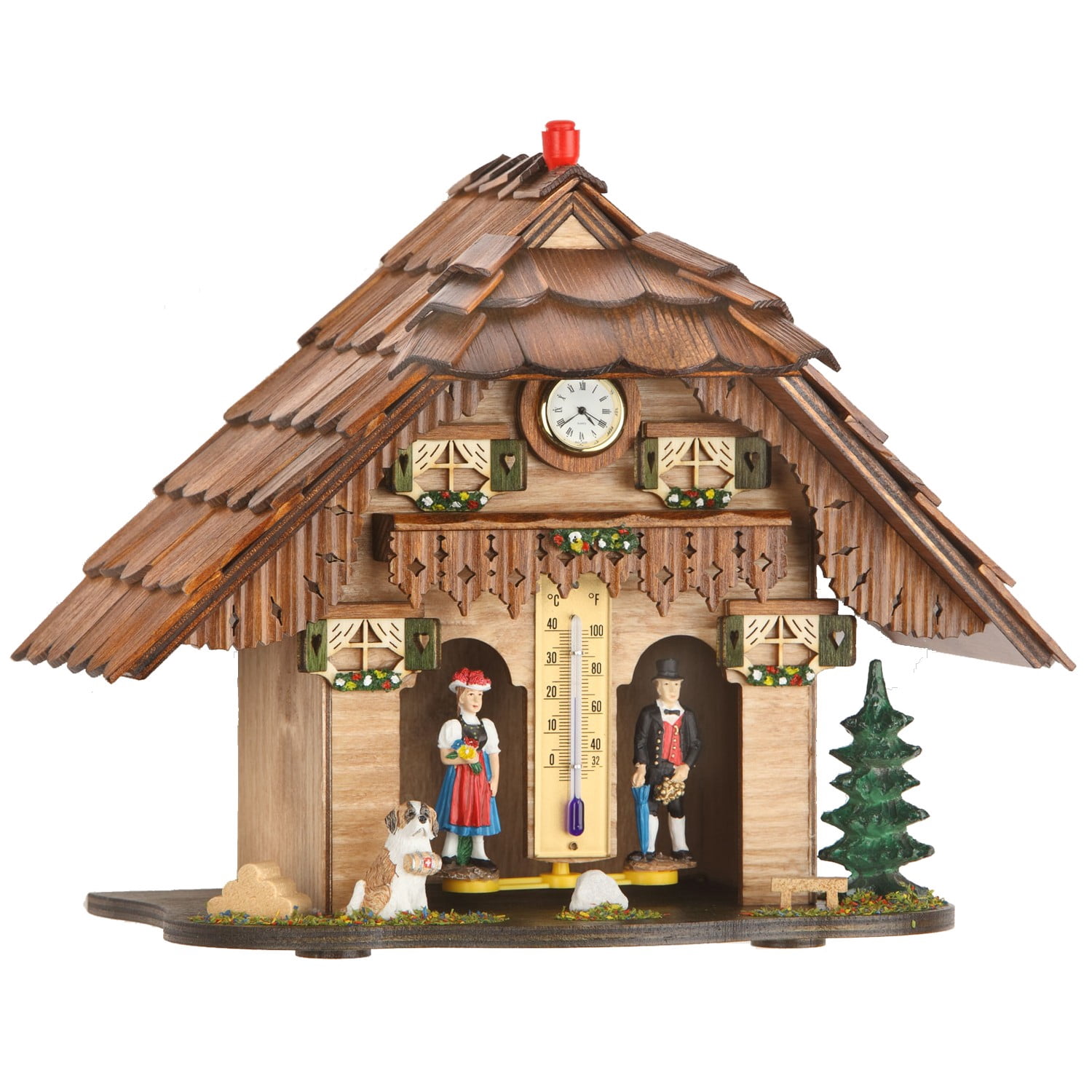 Exclusive German Black Forest weather house TU 848 - Walmart.com