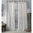 Exclusive Home Curtains 2 Pack Sparkles Heavyweight Metallic Fleck